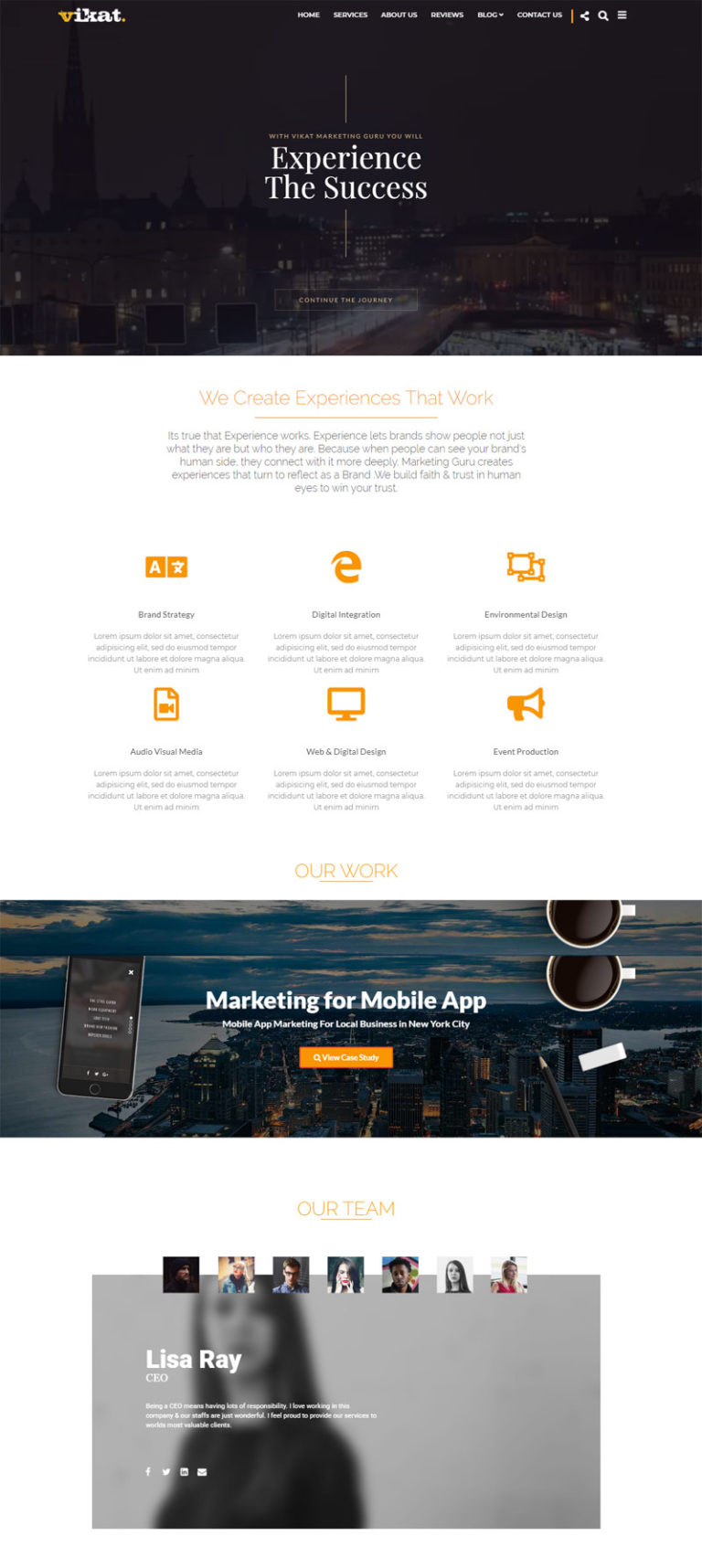 Best Marketing WordPress Theme For Digital Marketing Agency - PikuThemes
